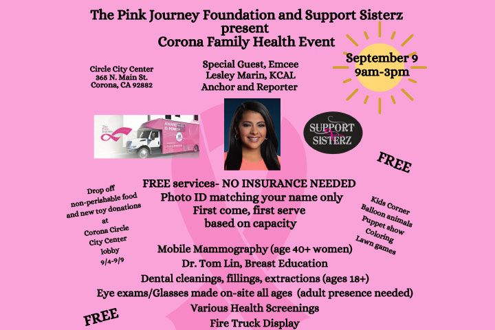 The Pink Journey Foundation and Support Sisterz Community Health Event ...